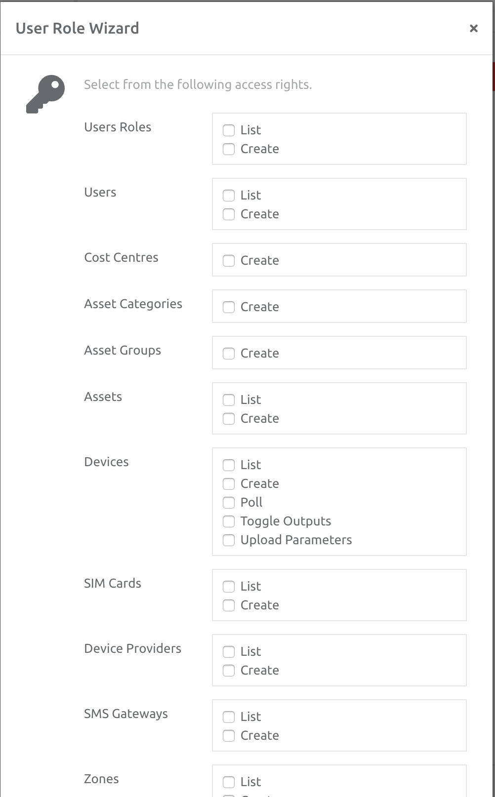 User Roles – Radius Telematics