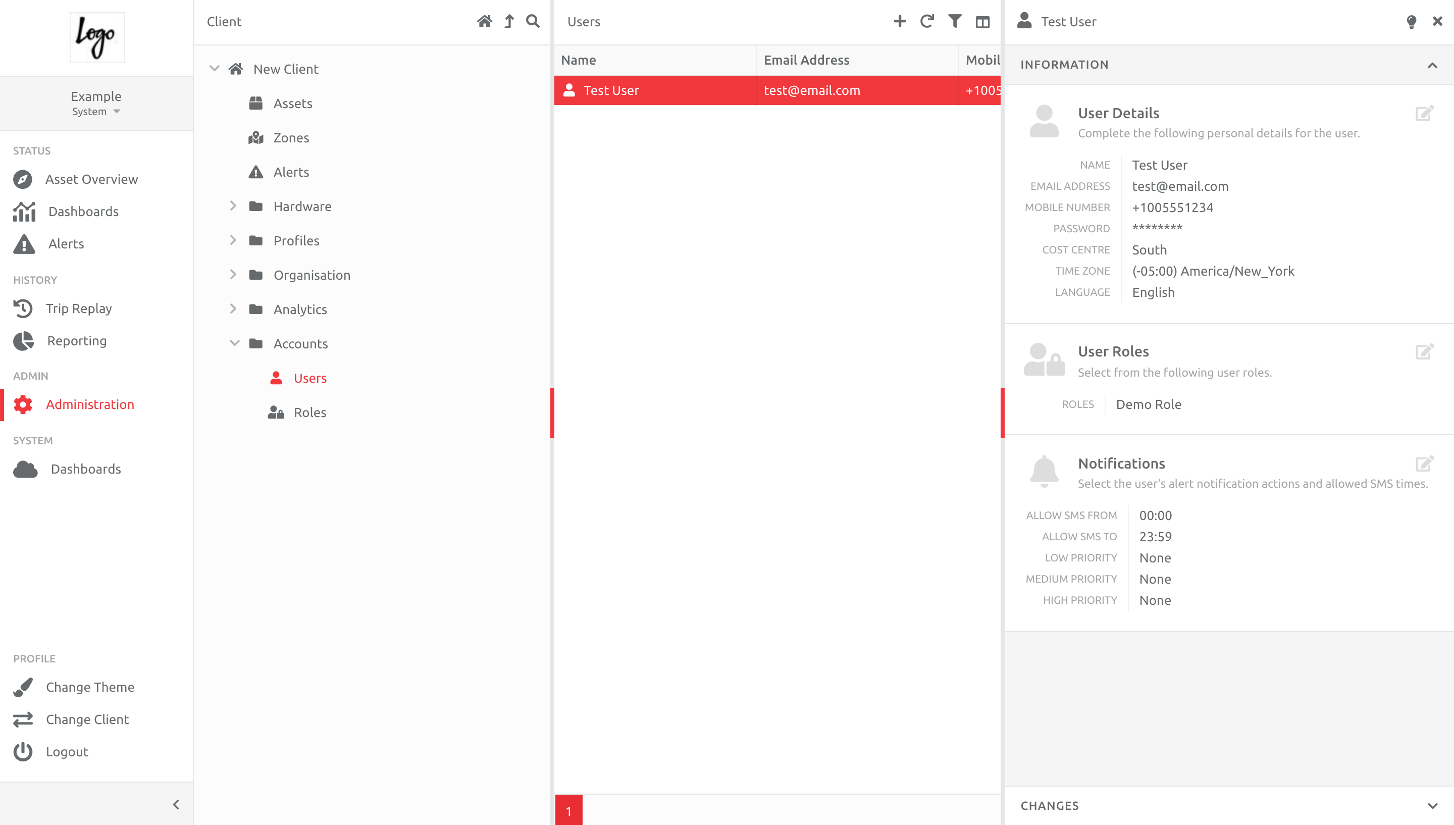Users – Radius Telematics