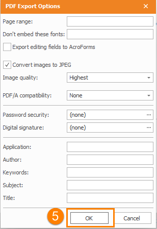 Exporting Documents To Pdf Paradigm Software And Hosting