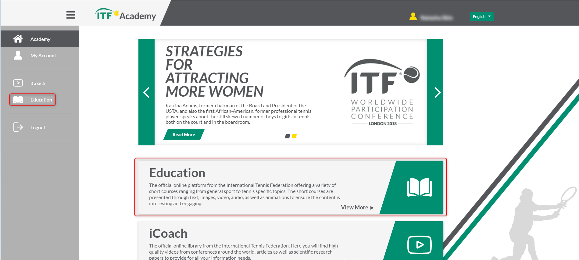 Where are my Online Courses? - ITF : ITF Academy Support Centre
