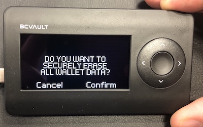 How can I factory reset (completely erase) BC Vault? : BC Vault Support ...