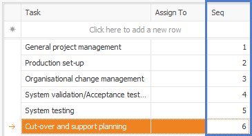 Create New Task Template : Paradigm Software and Hosting