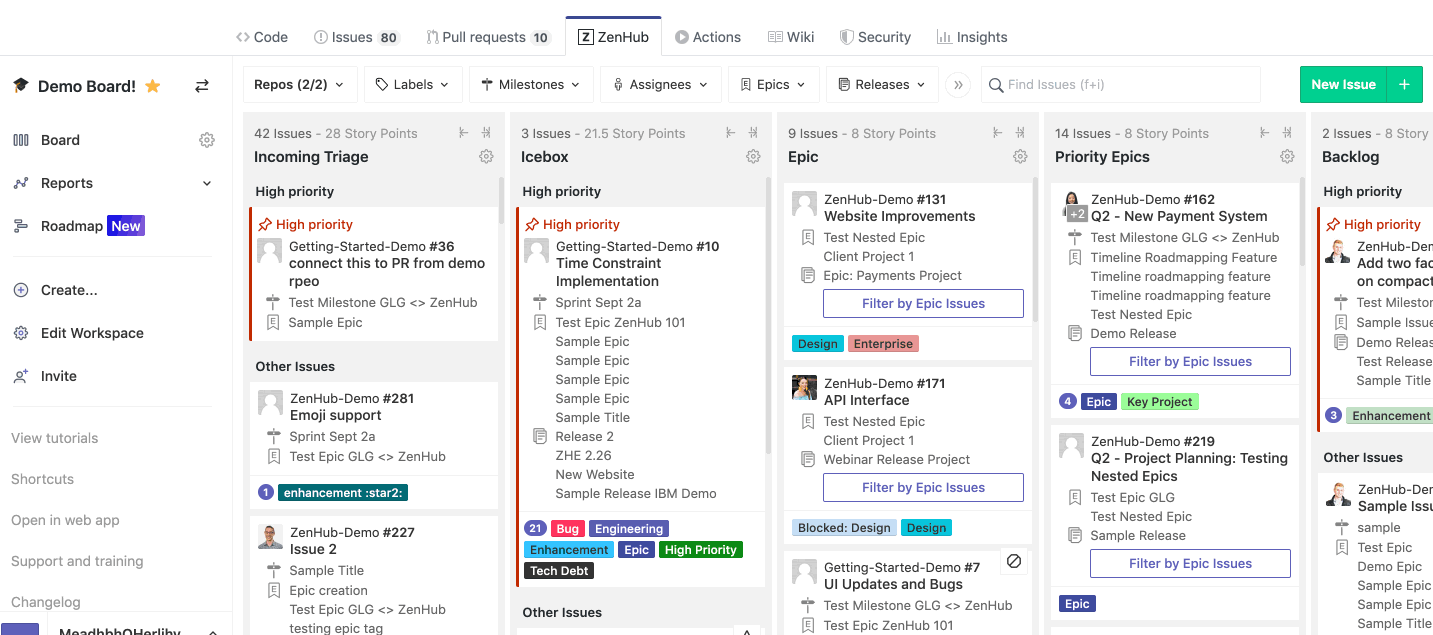Drive alignment across your organization with ZenHub Roadmaps