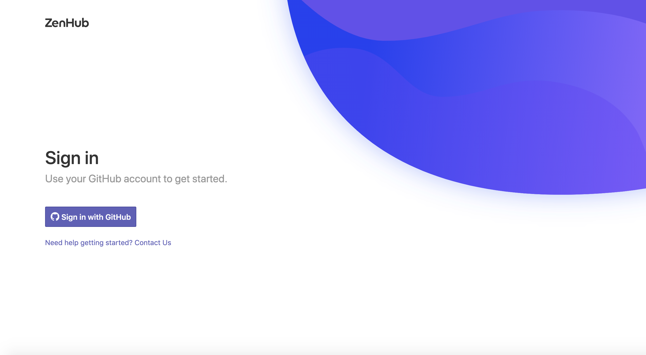 Using the ZenHub web app