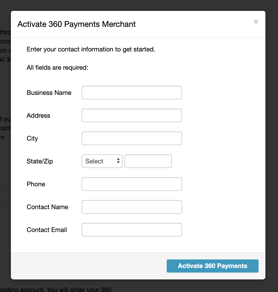360 Payments - Merchant Integration Setup and Training Guide