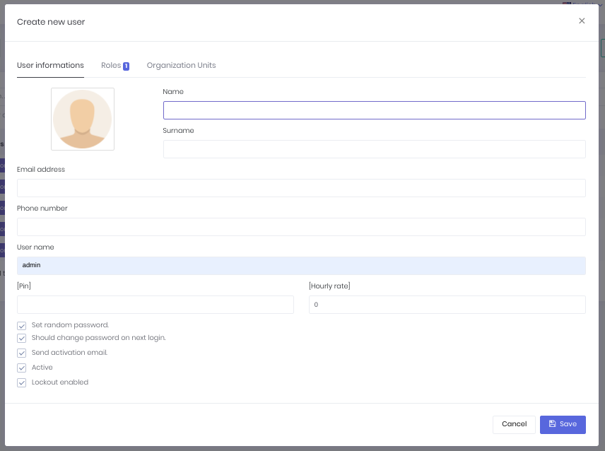 Create New Users : WorkGuru.io