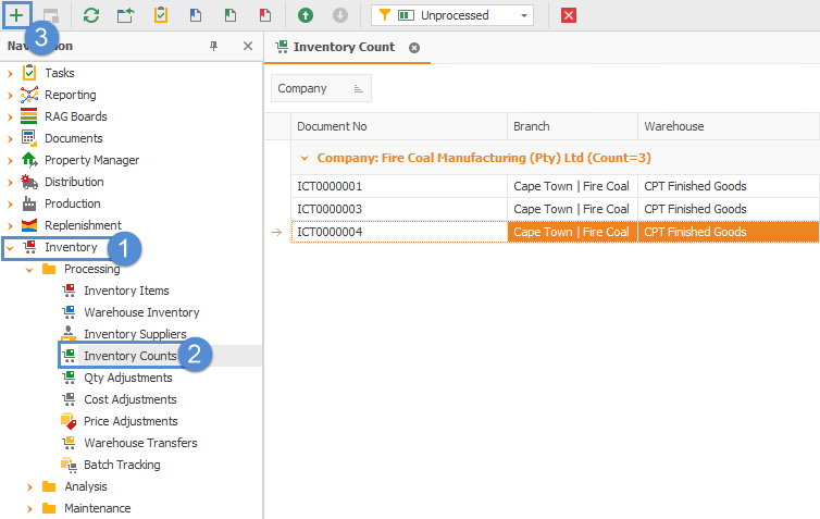 Inventory Counts : Paradigm Software and Hosting