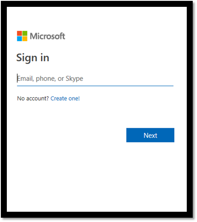 signing into office applications : CRST Support