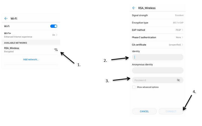 Connecting to Trust Wireless with an Android Device : CRST Support