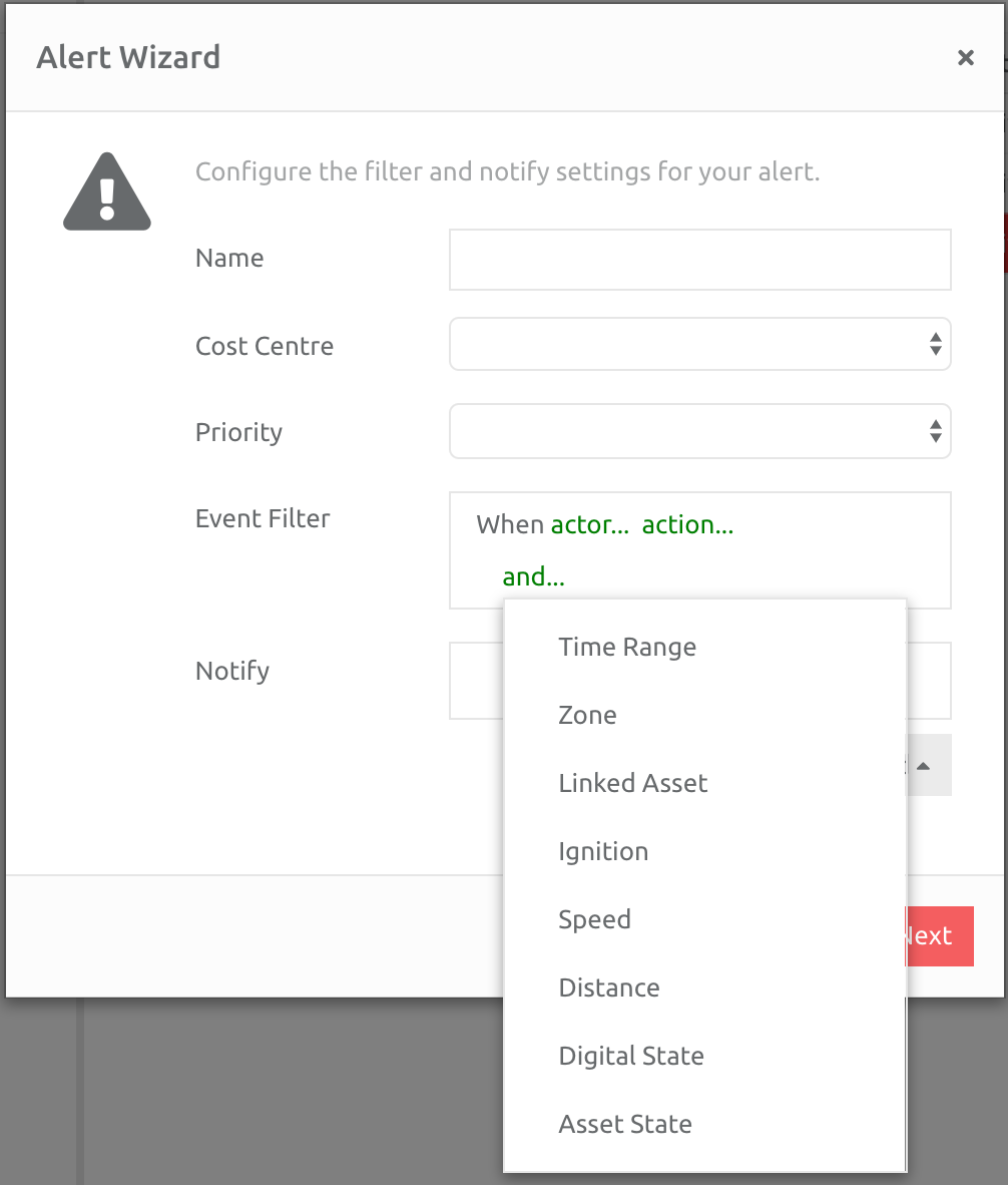 Creating & Editing Alerts – Radius Telematics