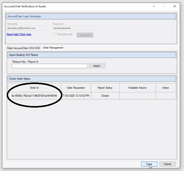 August 6, 2020 ENCOMPASS LOS UPDATES : AccountChek