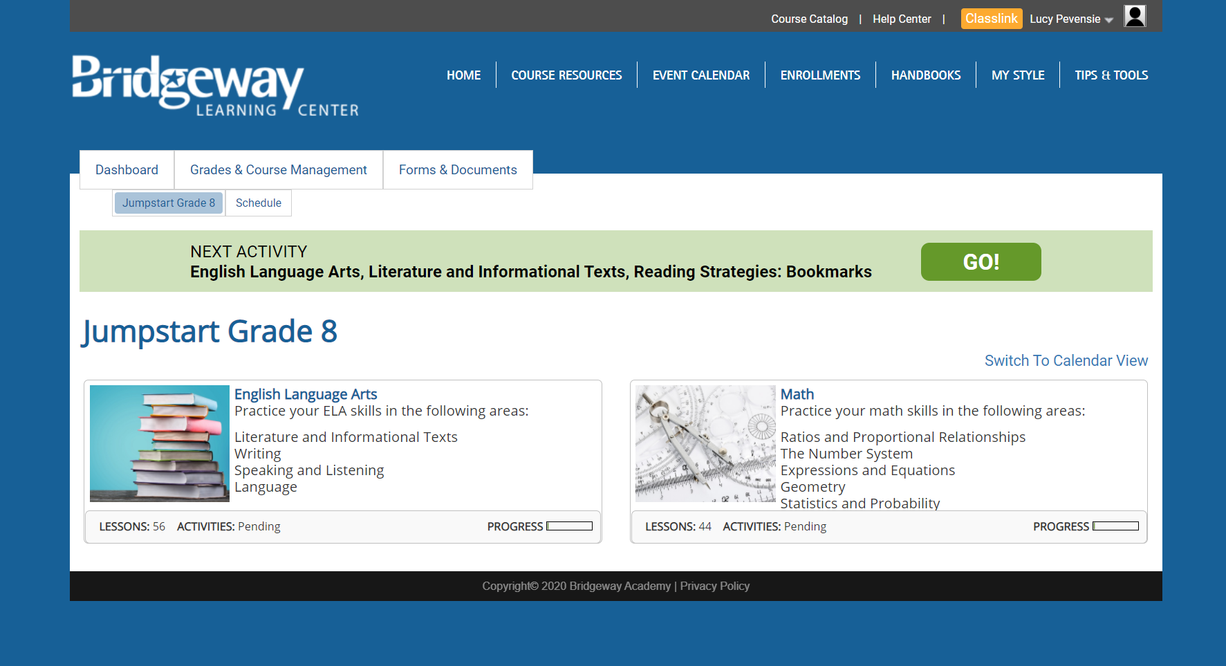 Accessing Your Jumpstart Course : Help Center