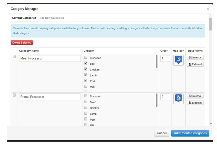 1.1 How To Create & Setup Supplier Types : Foods Connected Support