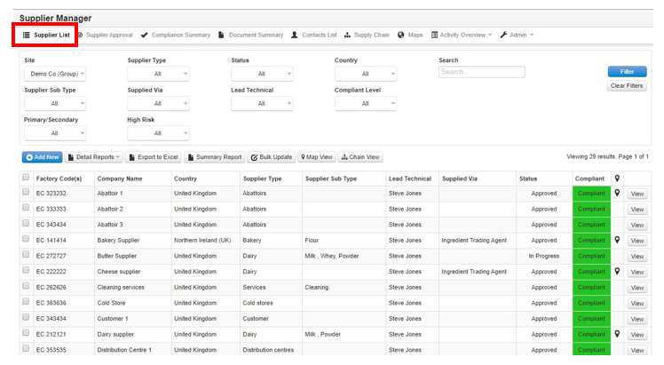 2. Adding A New Supplier : Foods Connected Support