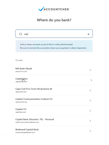 November 2020 Release Notes - OAuth Connections : AccountChek