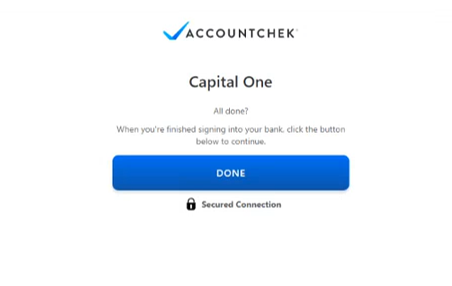 November 2020 Release Notes - OAuth Connections : AccountChek