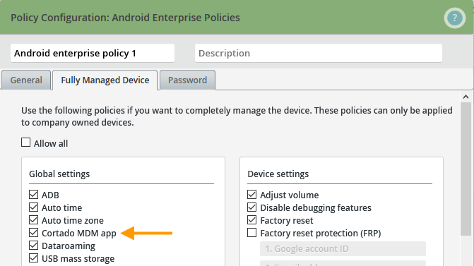 How to set up Kiosk mode for fully managed Android devices : Cortado ...