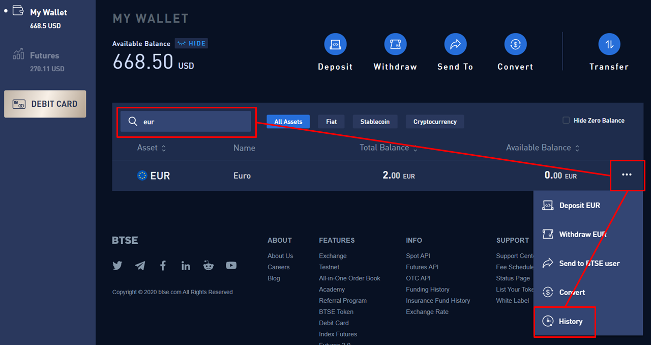 How to Upload Remittance Receipts : BTSE.cc