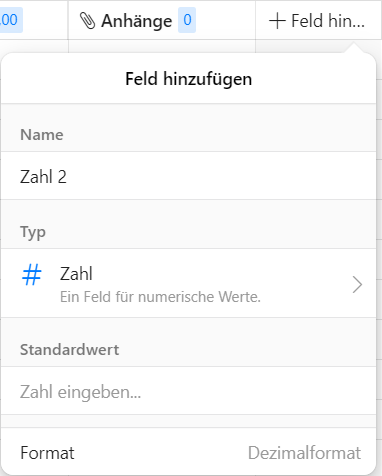 Einführung in die Tabellen Ansicht | Zenkit Base Helpdesk : Zenkit