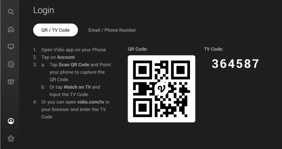 Cara Login TV Apps | Support Vidio