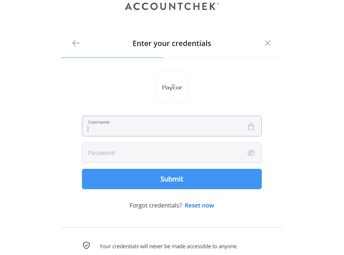Finding Your Employer and Payroll Provider : AccountChek