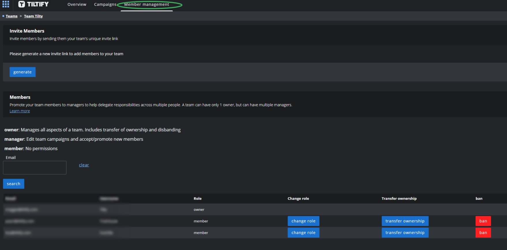 Create a Team on Tiltify : Tiltify