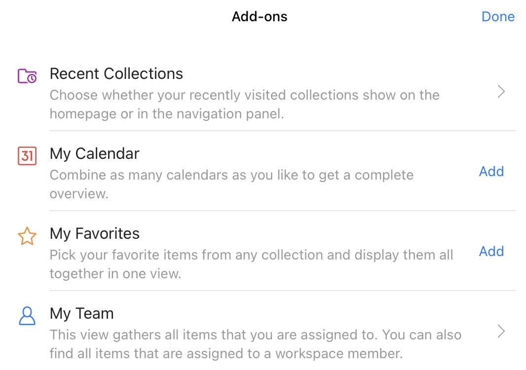Guide to how Zenkit Base is structured | Zenkit Base Helpdesk : Zenkit