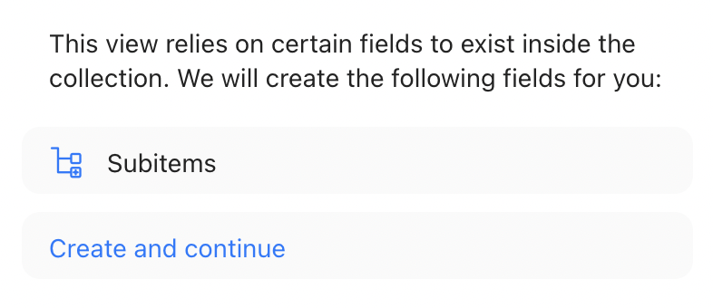 Subitems Field | Zenkit Base Helpdesk : Zenkit