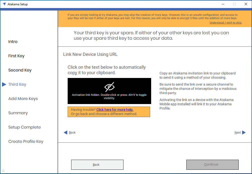 How To’s: First-time setup guide : Atakama Support