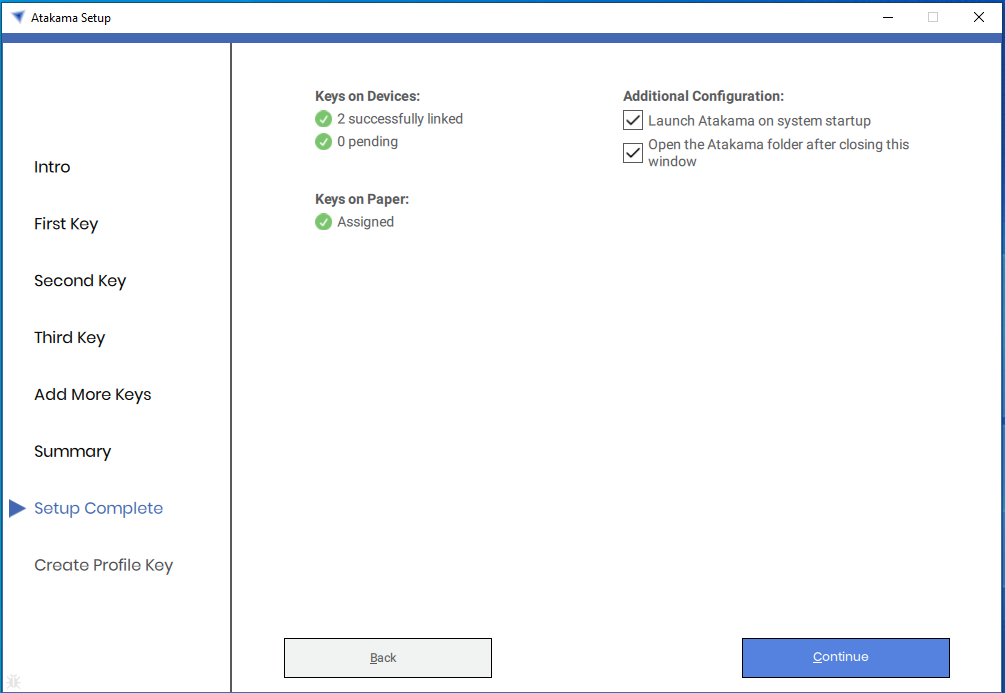 How To’s: First-time setup guide : Atakama Support