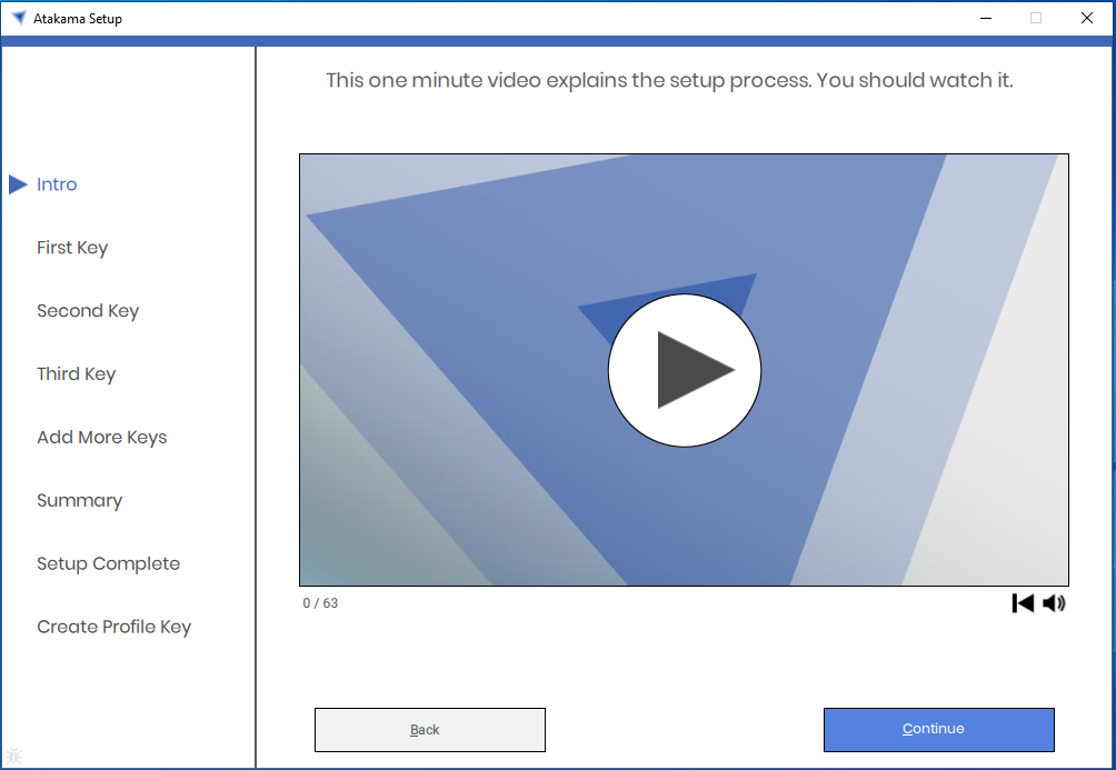 How To’s: First-time setup guide : Atakama Support