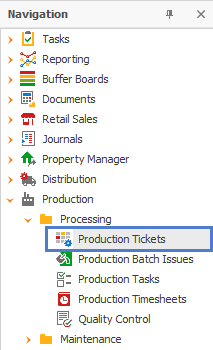 Create a New Production Ticket : Paradigm Software and Hosting