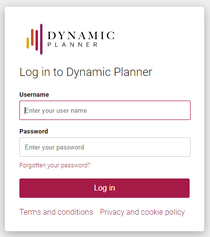 How do I set up an integration with Dynamic Planner?