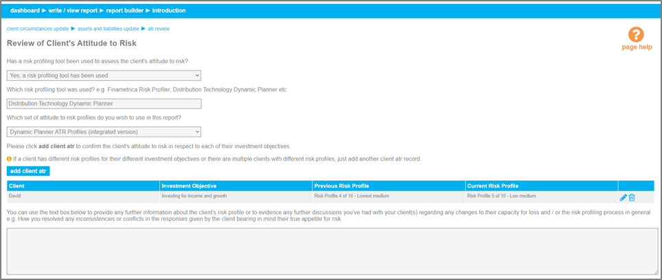 What data is currently made available via the Dynamic Planner ...