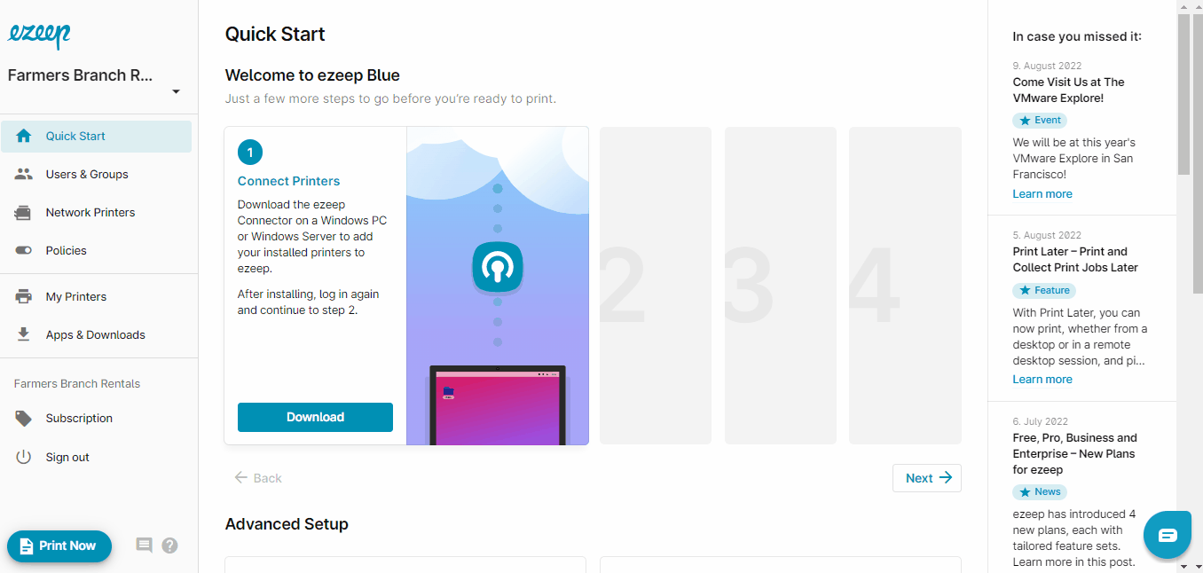 Adding Users to Groups : ezeep Blue