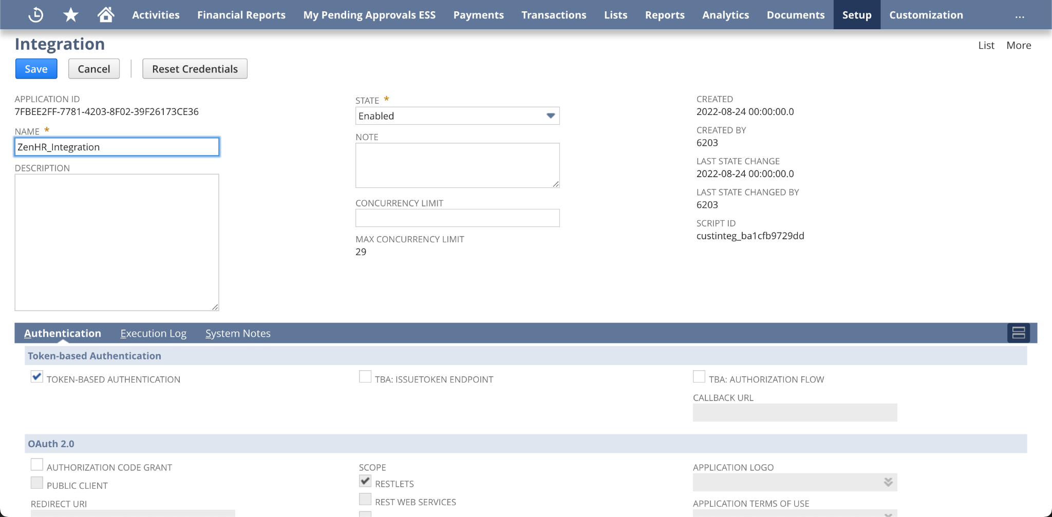 ZenHR – NetSuite Native Integration : ZenHR