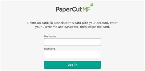 Setting up your card - Papercut MF : CRST Support