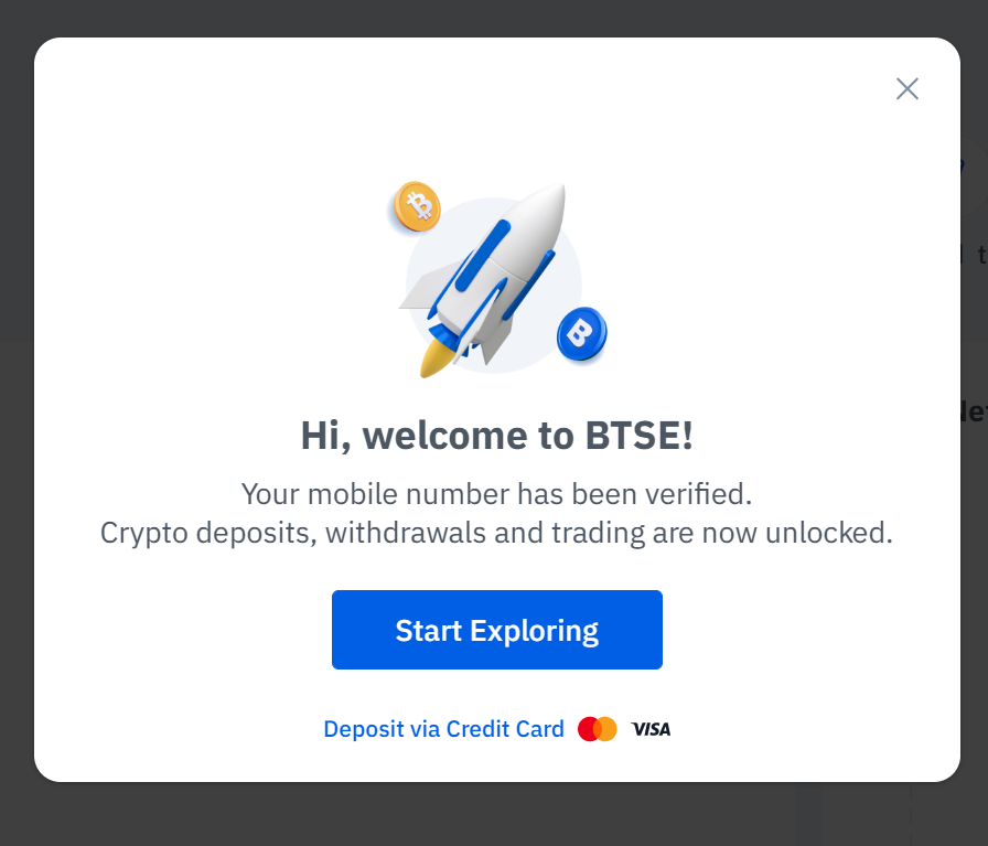 How to Register a BTSE Account : BTSE.cc