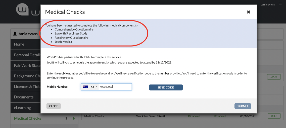 What is involved in an Employment Medical Check?