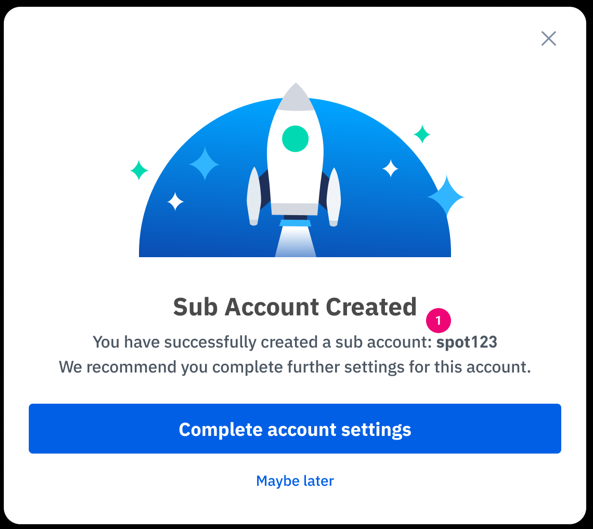 BTSE Sub-Account : BTSE Support