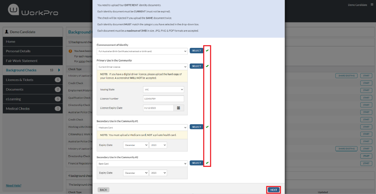 How do I complete a Police Check?