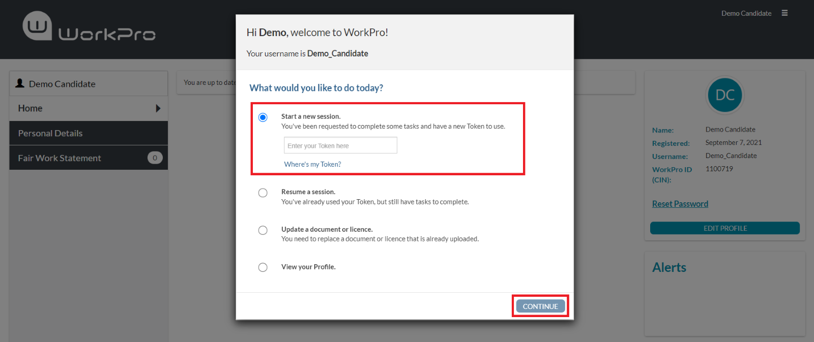 How do I complete a Probity Check?