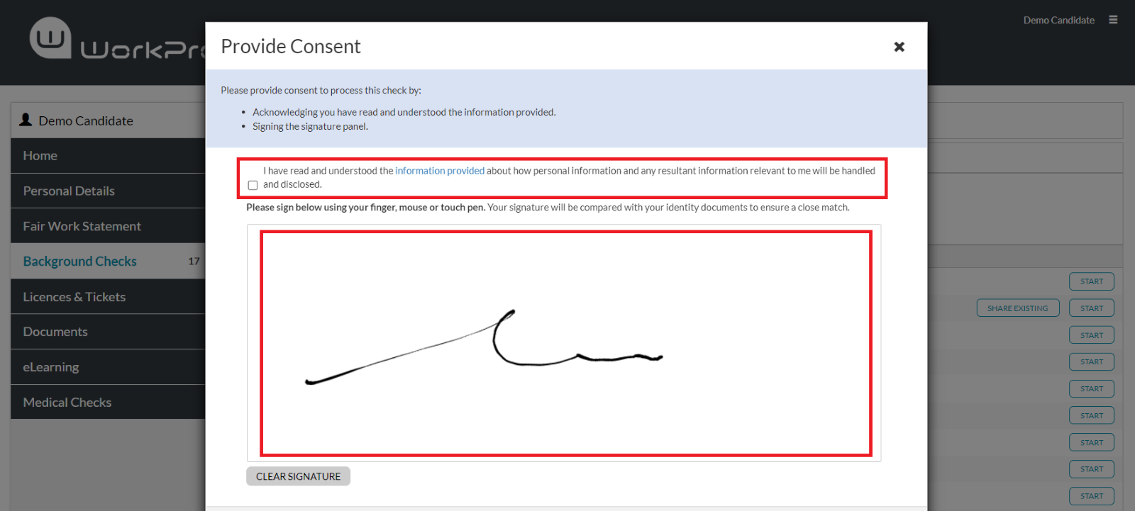 How do I complete a Probity Check?