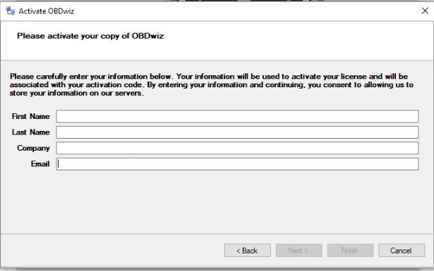 Troubleshooting OBDwiz Activation : OBDLink