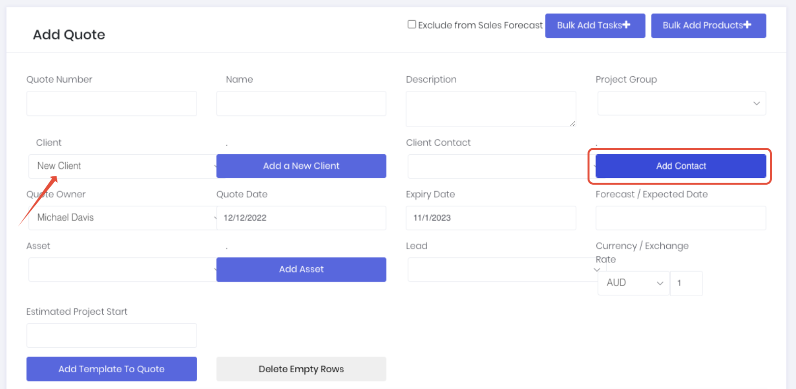 Adding New Client from Transaction in WorkGuru : WorkGuru Support Portal