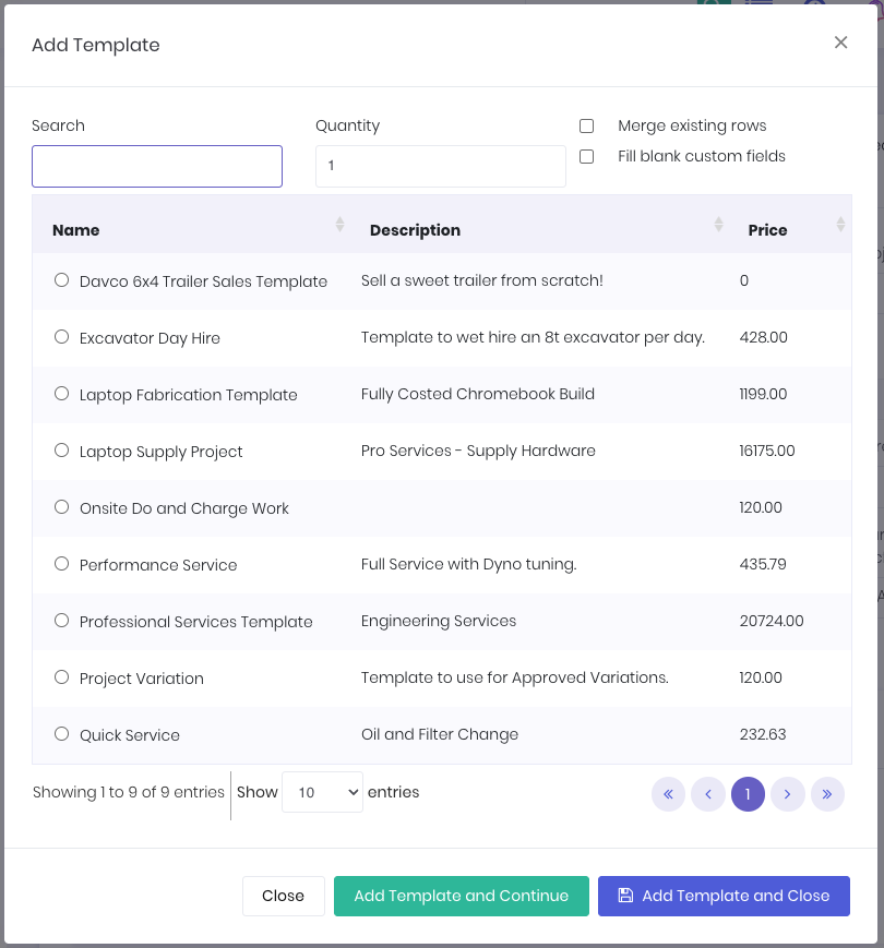Add a Quote in WorkGuru : WorkGuru Support Portal