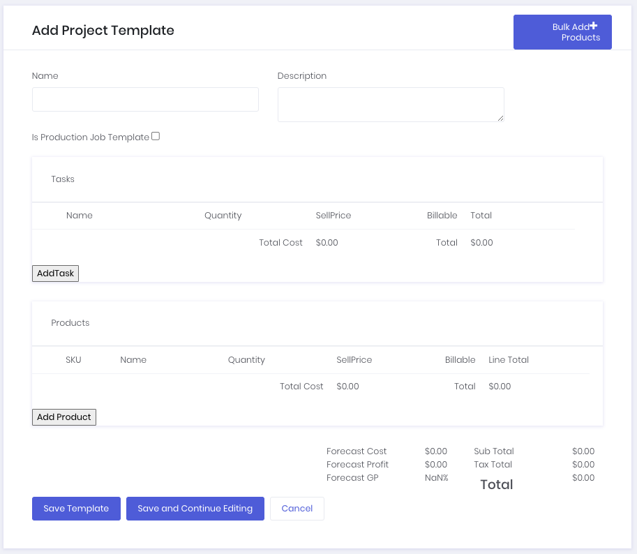 Create Project Templates in WorkGuru : WorkGuru Support Portal