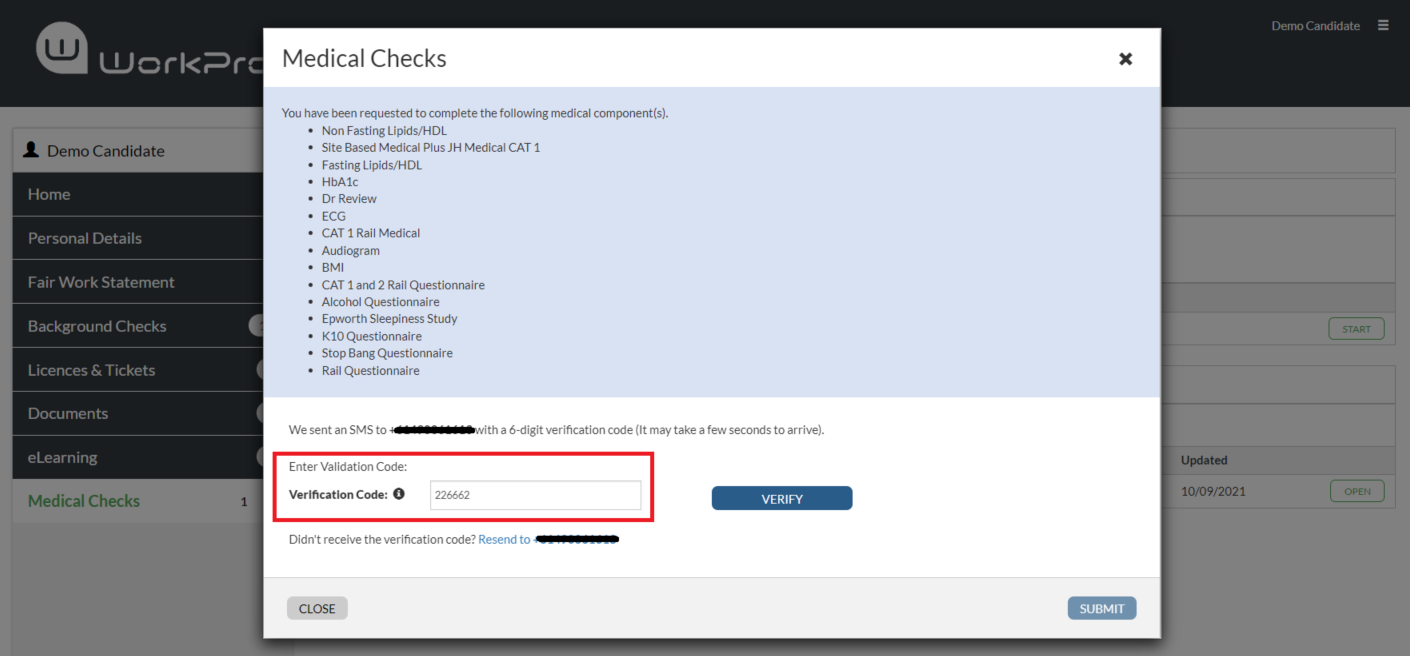 How do I complete a request for an Employment Medical Check?