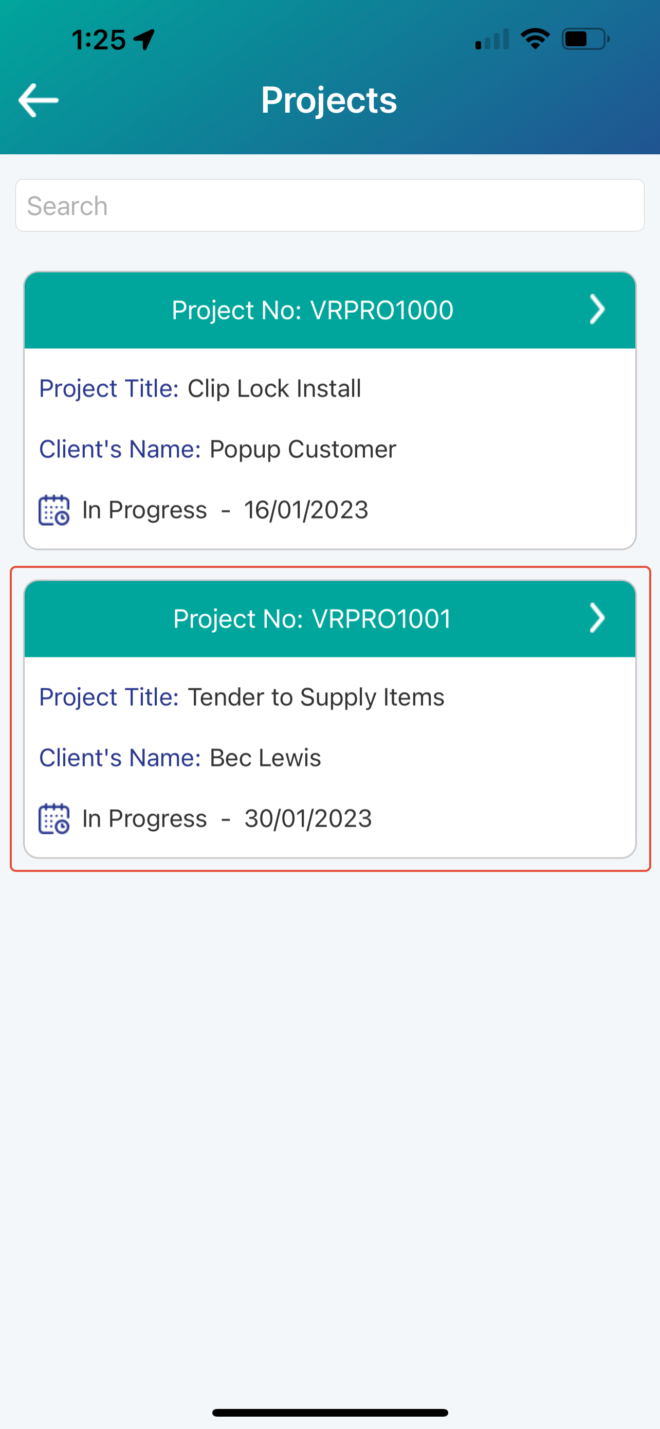 Adding Stock Usage via the iOS Mobile App : WorkGuru Support Portal