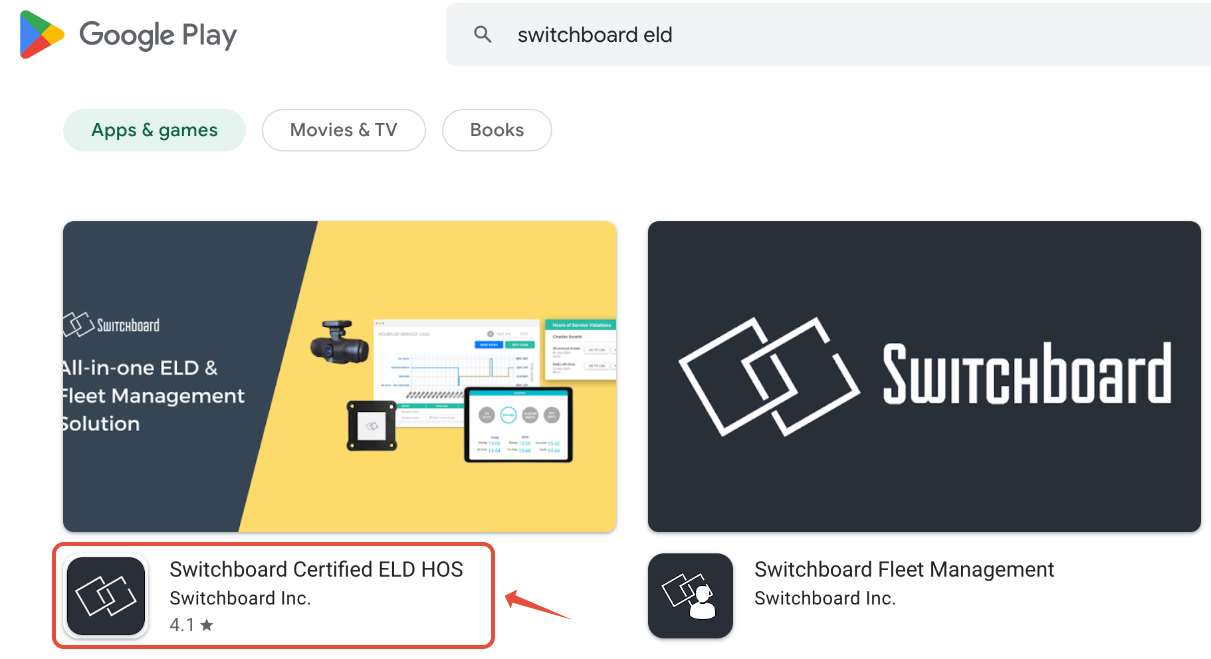 Installing the Switchboard ELD Driver Application : Support & FAQ ...
